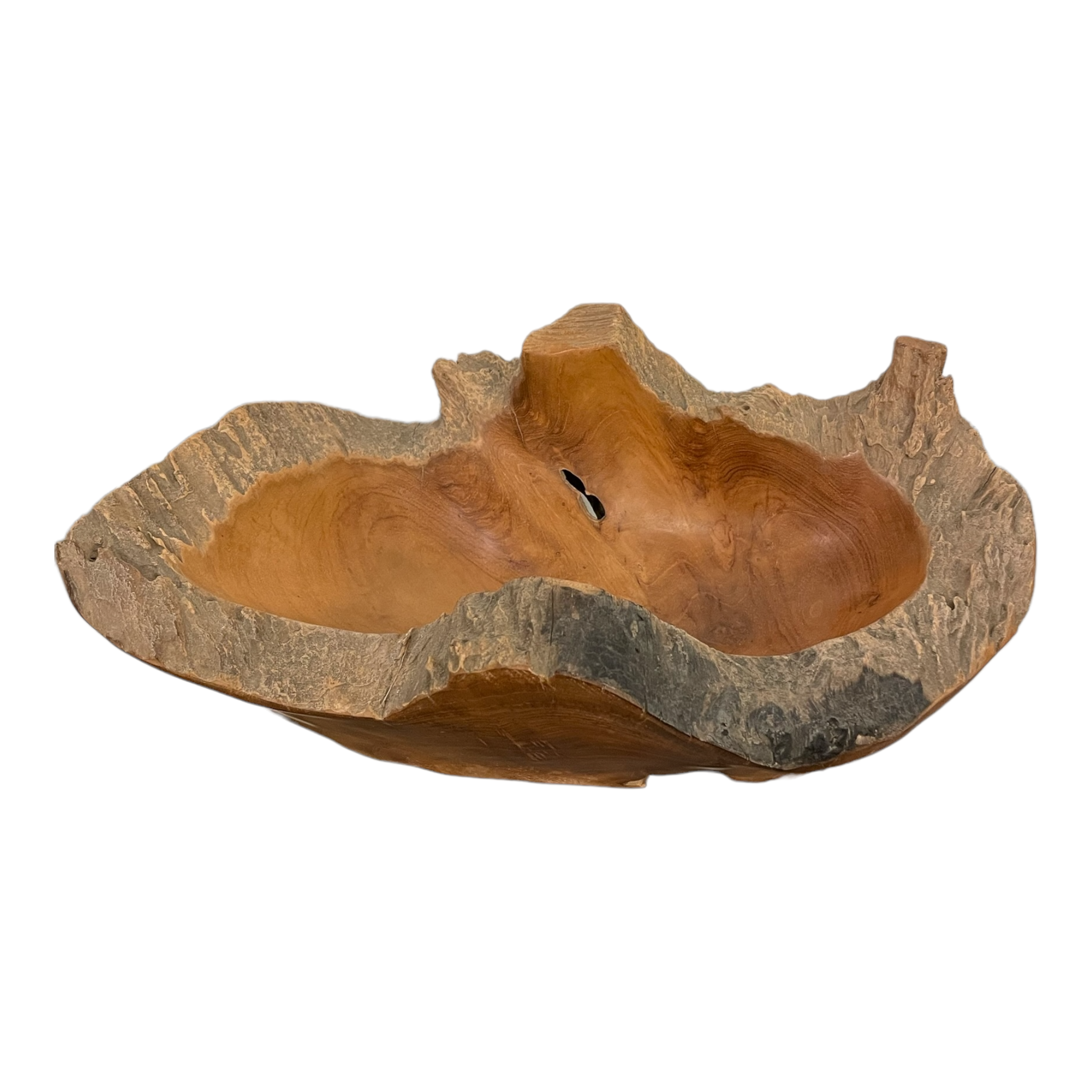 Hand-Carved Teak Wood Bowl – Awake Decor